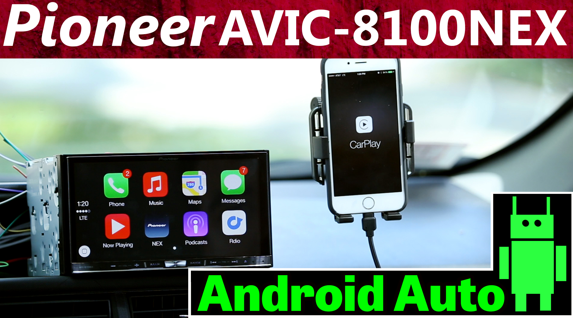2015 Pioneer AVIC-8100NEX With Android Auto Overview and Review ...